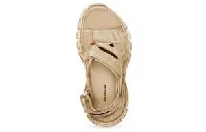 Balenciaga Track Sandals - Beige