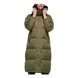 Adidas Down Padded Fur Hooded Parka - Green
