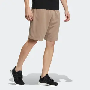 Adidas Solid Color Logo Printing Lacing Straight Shorts
