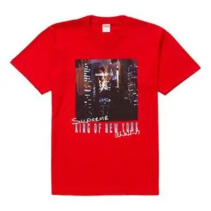 Supreme Christopher Walken King Of New York Tee - Red