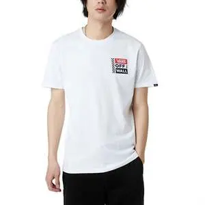 VANS Back Large Logo Printing Round Neck Short Sleeve Couple Style