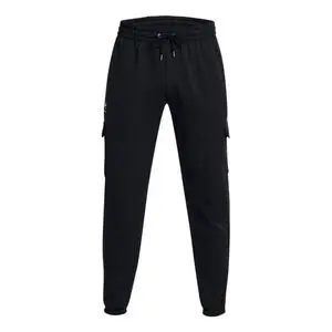 Under Armour Essential Fleece Cargo Pants - Black