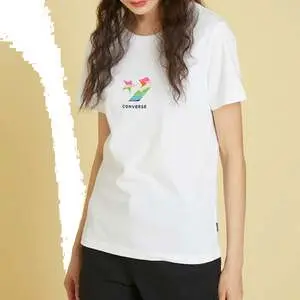 CONVERSE Sun Fill Star Chevron Classic T-shirt - White