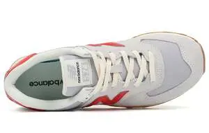 NEW BALANCE 574 Low Top Sneakers - Gray/red