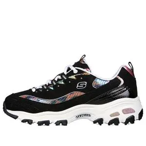 Sketchers Skechers D'Lites Leather Sneakers Black/multi-color