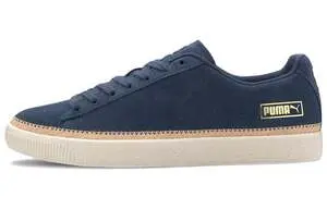 PUMA Suede Trim Dlx Deep Low Top Sneakers - Blue