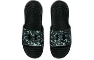 Under Armour Printed Camouflage Slides - Black