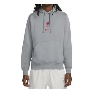 Nike Liverpool Club Pullover Hoodie - Grey