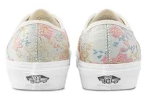 VANS Authentic Floral Embroidered Low Top Sneakers - Multi-color