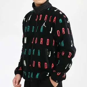 JORDAN Air Jumpman Logo Windproof Stand Collar Jacket