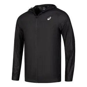 Asics Zip-up Hooded Jacket - Performance Black