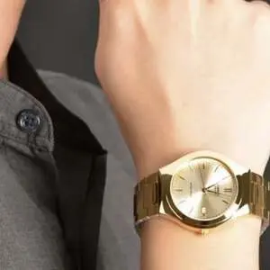 Casio Standard Vintage Quartz Analog Watch With Tone Bracelet