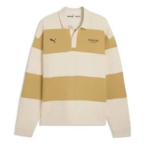 PUMA PUMA X Porsche Legacy Long Sleeve Polo Shirt Coffee Milk