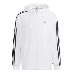Adidas Neo Stripe Logo Hooded Track Jacket - Default Color