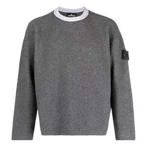 Stone Island Compass Motif Jumper - Dark Grey