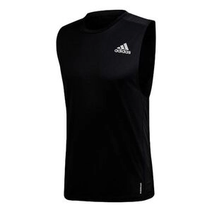 Adidas Reflective Sleeveless Sports Top - Black