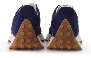 NEW BALANCE 327 Lace-up Suede And Mesh Sneakers - Blue/pink