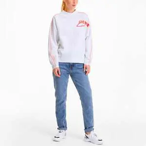 PUMA Evide Logo Printing Round-neck Sweatshirt