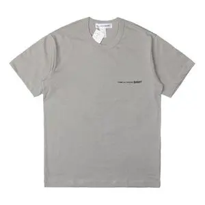 Comme Des Garçons Little Logo Applique Cotton Short-sleeve Tee