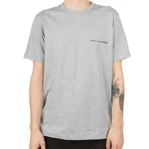 Comme Des Garçons Little Logo Applique Cotton Short-sleeve Tee