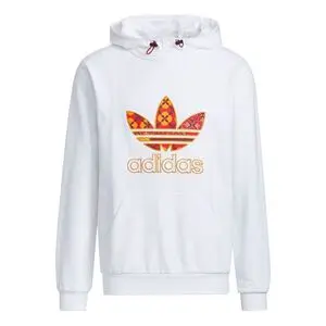 Adidas Originals Contrasting Colors Logo Hoodie - Default Color