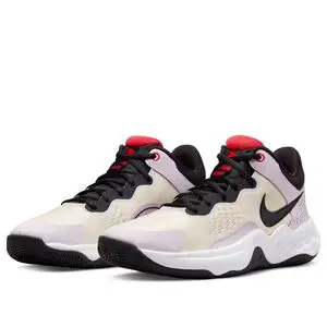 Nike Fly.by Mid 3 Basketball Sneakers - White/purple