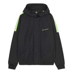NEW BALANCE Hooded Athleisure Casual Sports Jacket - Black