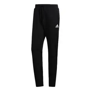 Adidas Sports Casual Fleece Basketball Trousers - Black