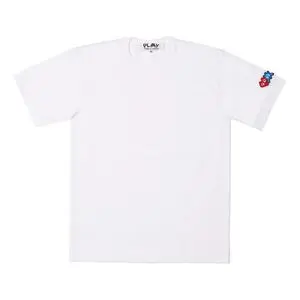 Play Comme Des Garcon Double Heart T-shirt - White