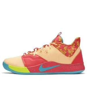 Nike Pg 3 Eybl Athletic Sneakers - Orange/blue