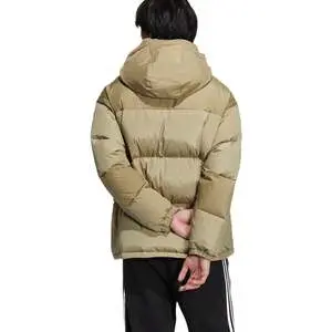 Adidas Originals Padded Hooded Jacket - Tan