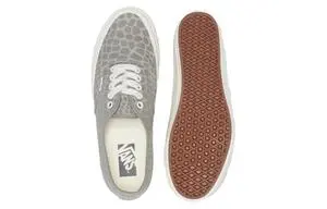 VANS Premium Authentic 44 Reptile Embossed Lace-up Sneakers - Grey