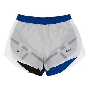 Nike Ispa Series Tempo Colorblock Logo Sports Shorts - Grayblue