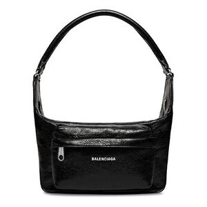 Balenciaga Raver Medium Bag With Handle - Black