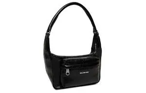Balenciaga Raver Medium Bag With Handle - Black