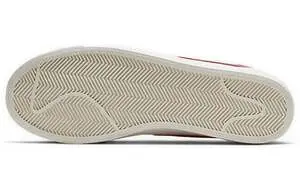 Nike Blazer Low Leather Sneakers - White/red