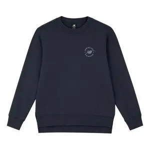 NEW BALANCE Logo Crewneck Sweatshirt - Navy
