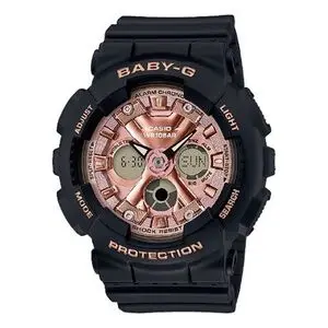 Casio Baby-g Black Rose Gold Watch - Pinkblack