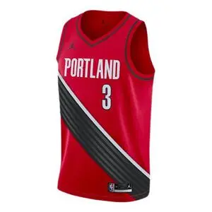 JORDAN Nba Portland Blazers Mccollum Jersey - Red