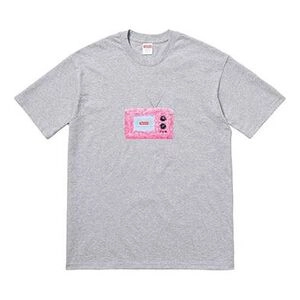 Supreme Ss18 Tv Tee Heather Grey Short Sleeve - Gray