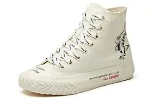 ANTA X Robert Geller Life Series Canvas High Top Sneakers