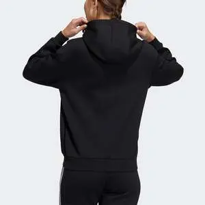 Adidas Essential Logo Hoodie - Black/pink