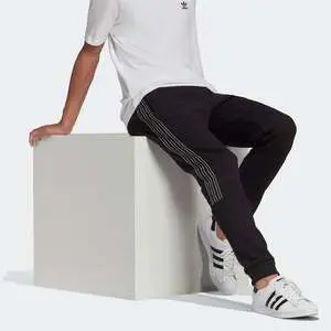 Adidas Originals Sprt Sweatpants Casual Sports Knit Bundle Feet Long Pants - Black
