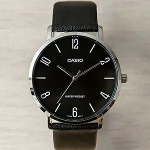 Casio Analog Leather Watch