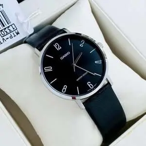 Casio Analog Leather Watch