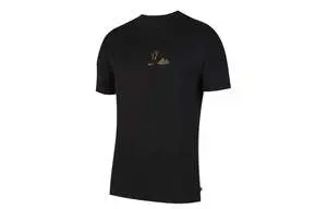 Nike Skate T-shirt Back Round Neck Short Sleeve - Black
