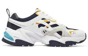 Sketchers Stamina V2 Athletic Sneakers - White/black/orange