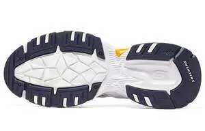 Sketchers Stamina V2 Athletic Sneakers - White/black/orange