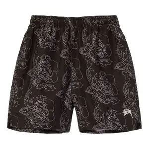 StÜssy Roses Water Short - Black
