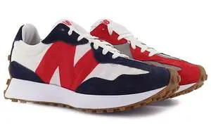NEW BALANCE 327 Sneakers - Red/blue